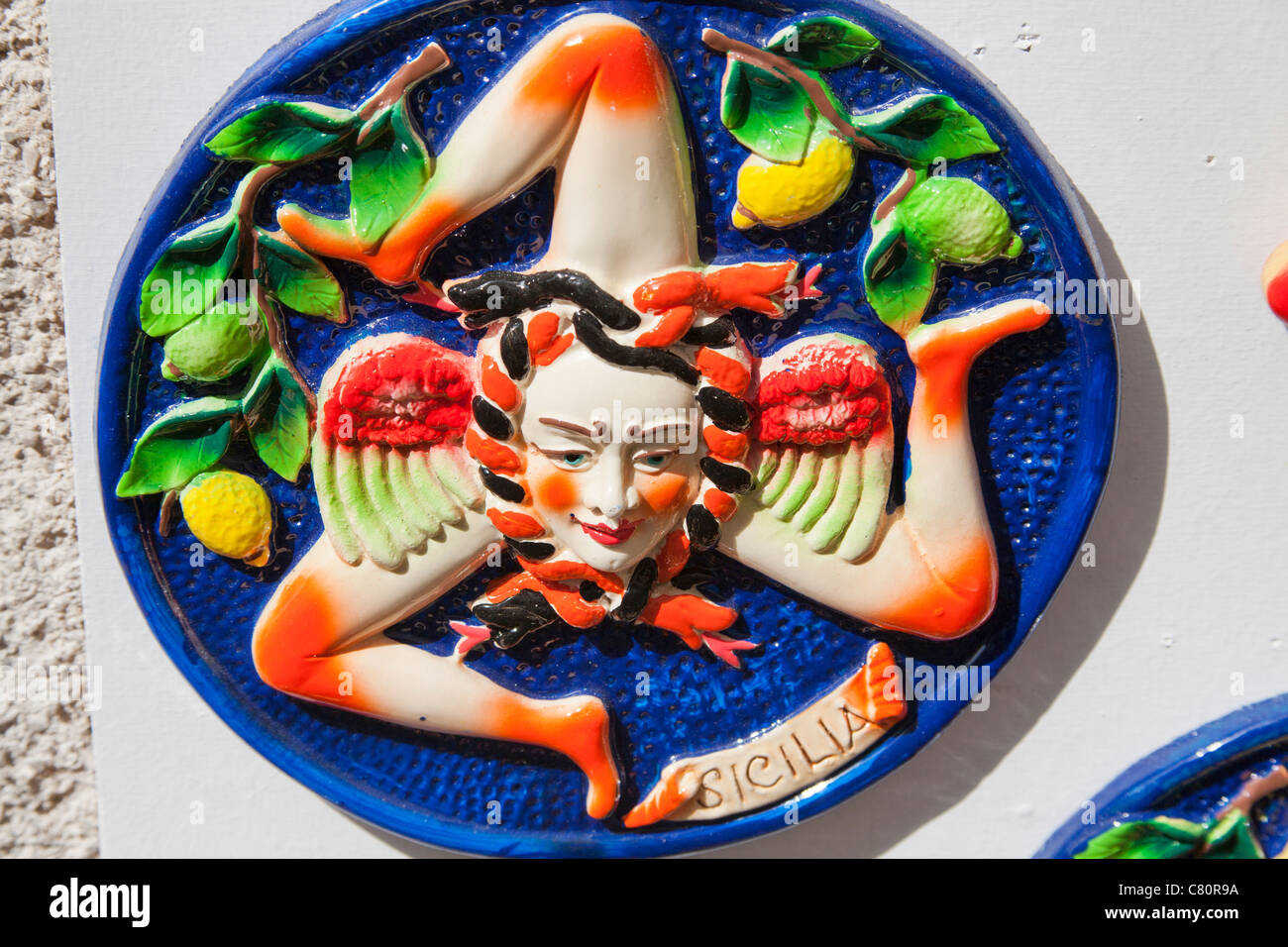 Trinacria ancient symbol sicily monreale hi-res stock photography and ...