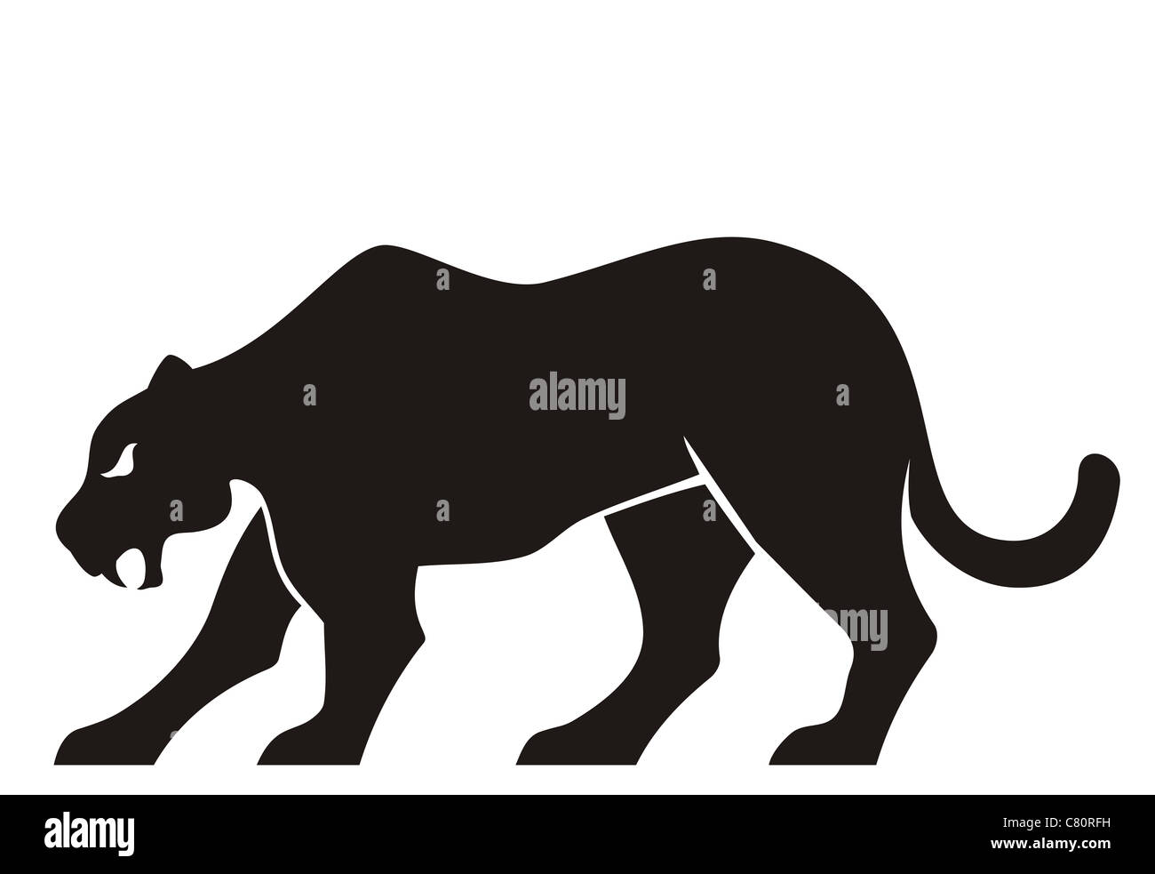 Black panther Cut Out Stock Images & Pictures - Alamy