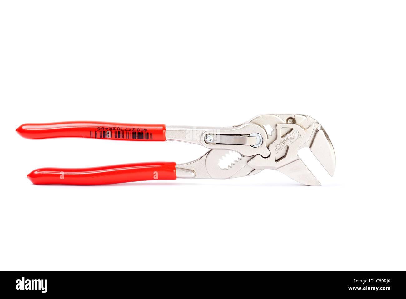 Adjustable wrench isolated on white background. Working tool Stock ...