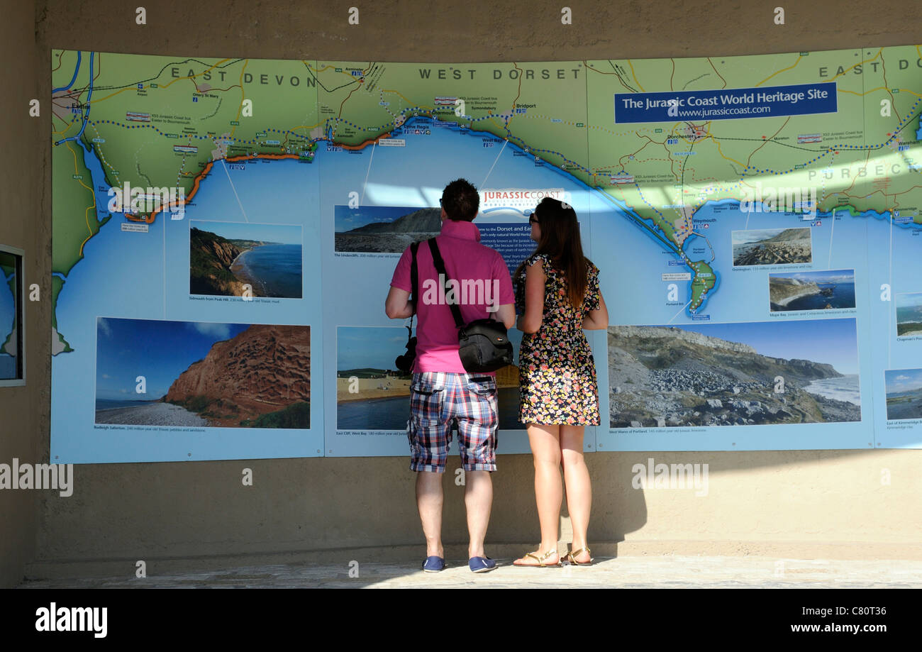 Map of dorset coastline hi-res stock photography and images - Alamy