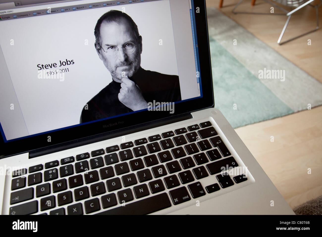 Steve Jobs co-founder of Apple dies at the age of 56. Seen here on one ...