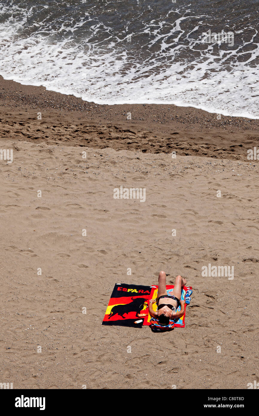 Bajondillo beach torremolinos malaga costa hi-res stock photography and ...