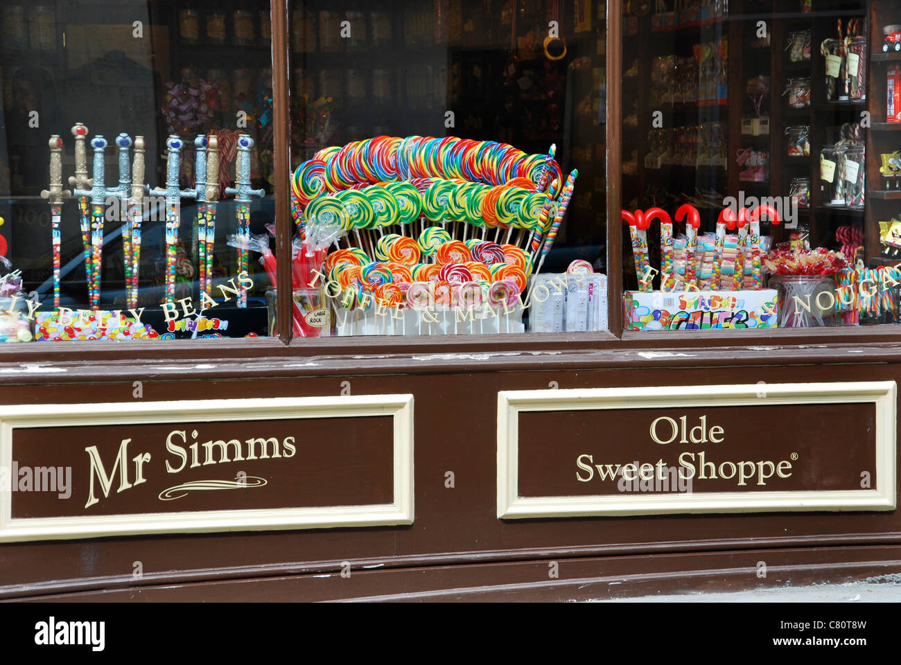Mr simms olde sweet shoppe hi-res stock photography and images - Alamy
