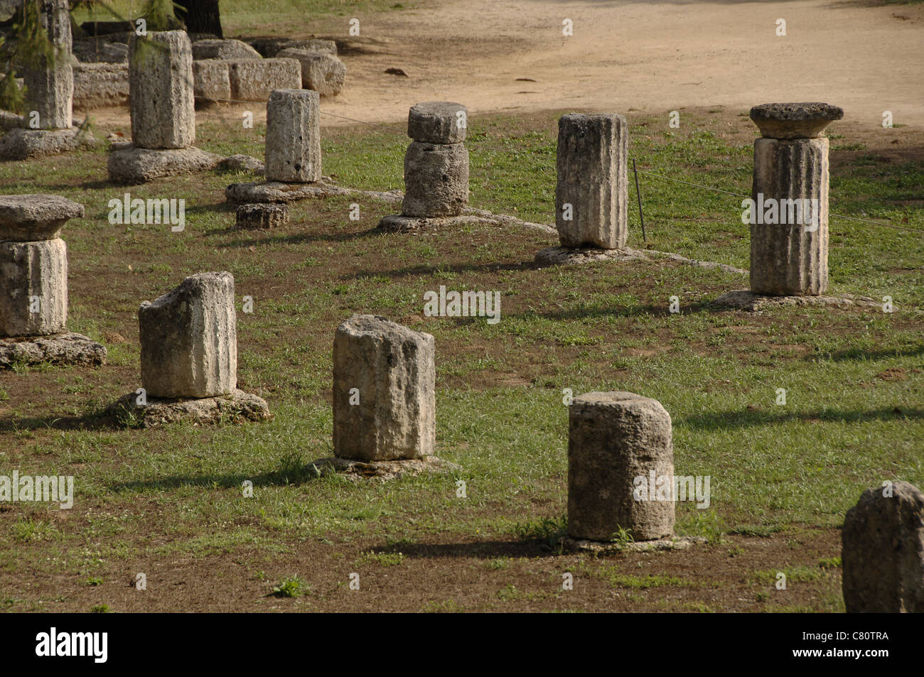 Greek Art. Hellenistic Gymnasium. 2nd century B.C. Doric columns ...