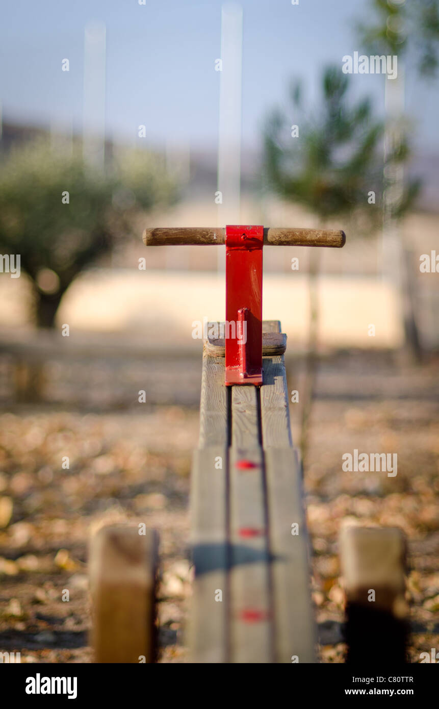 See saw playground hi-res stock photography and images - Alamy