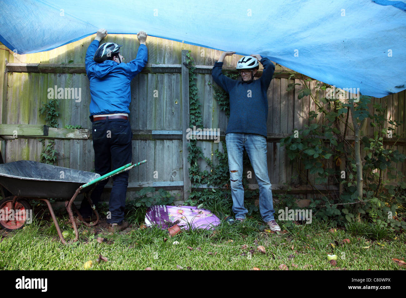 Man under apple tree hi-res stock photography and images - Alamy