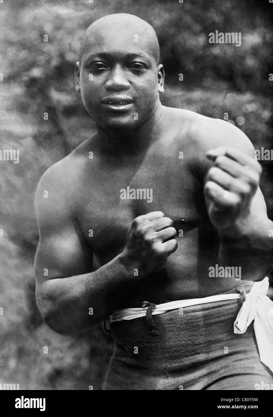 Vintage photo of boxer Jack Johnson (1878 – 1946) – Johnson, known as ...
