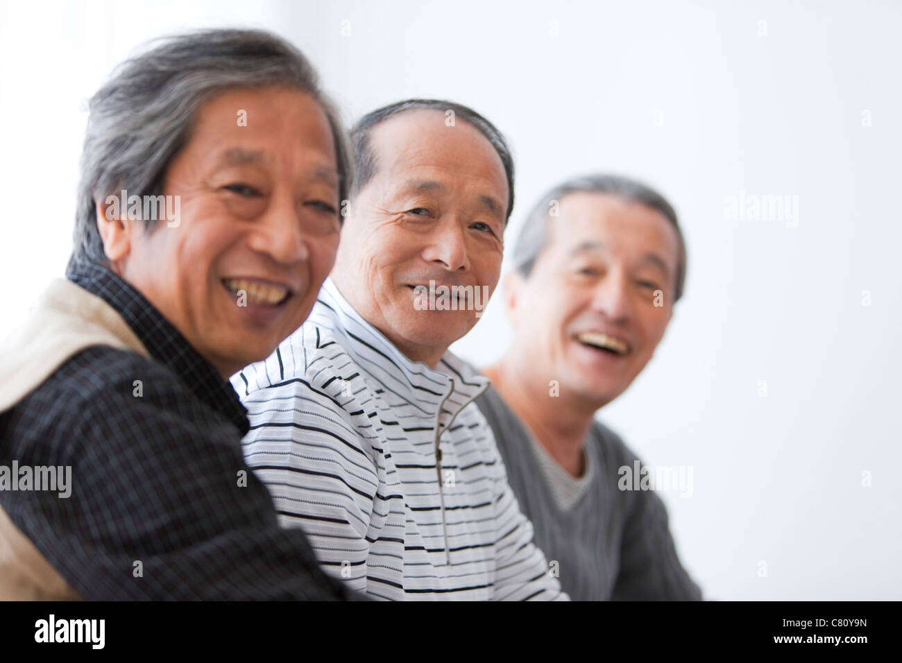 Portrait of Senior Men Stock Photo - Alamy