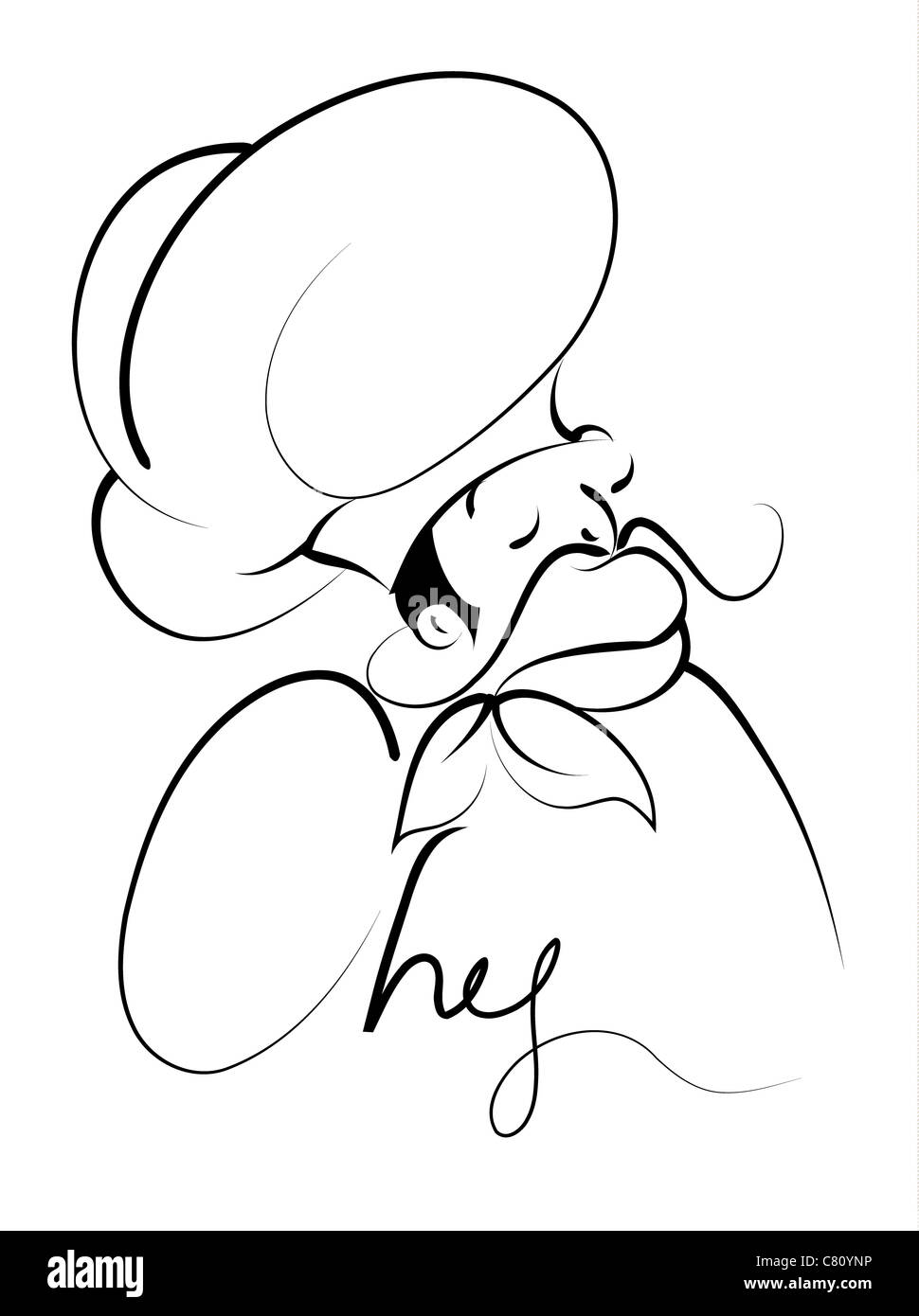 Male chef profession Black and White Stock Photos & Images - Alamy