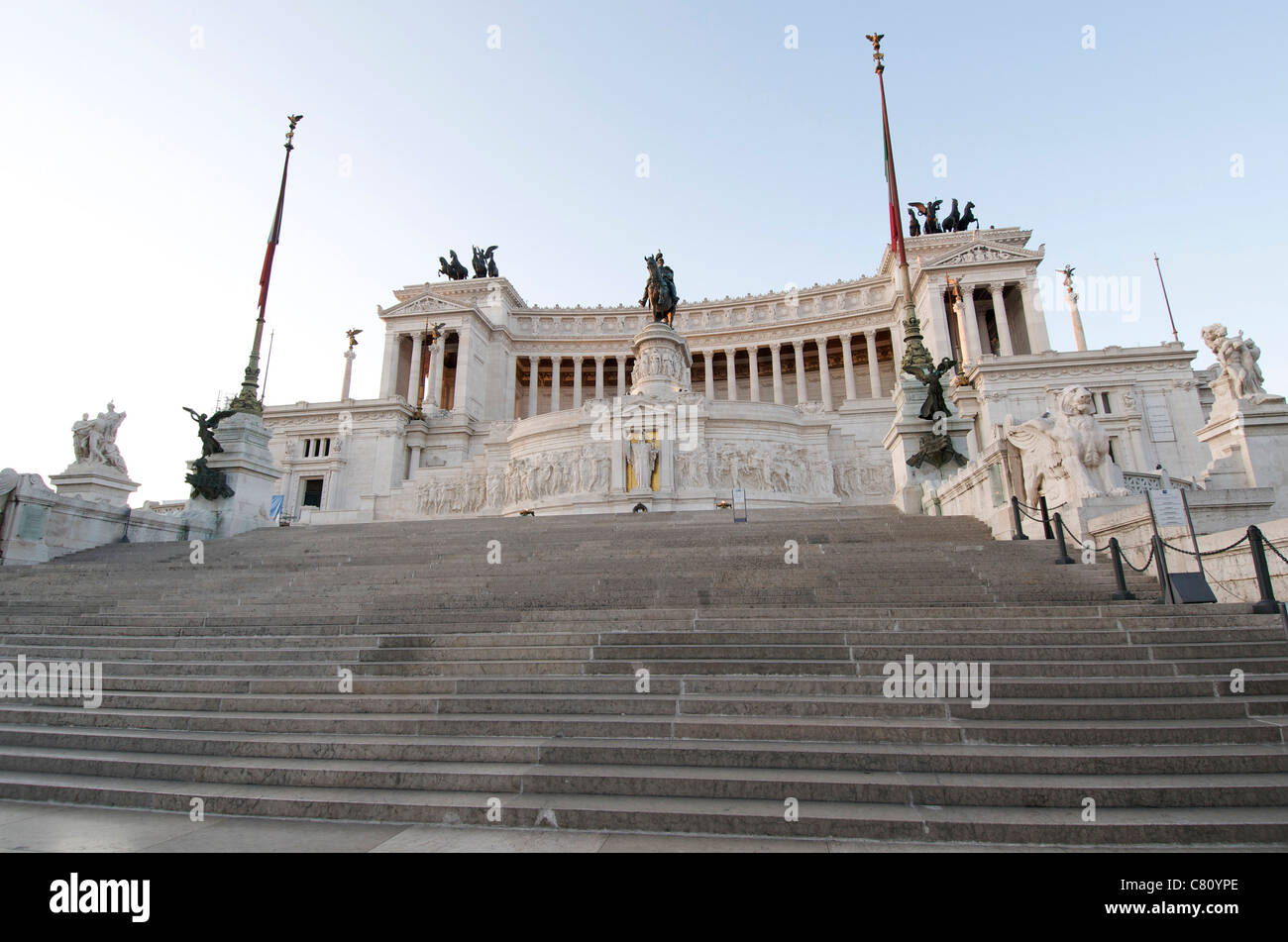 Vittoriano, Monument to Victor Emmanuel II, Rome, Italy, Europe Stock ...