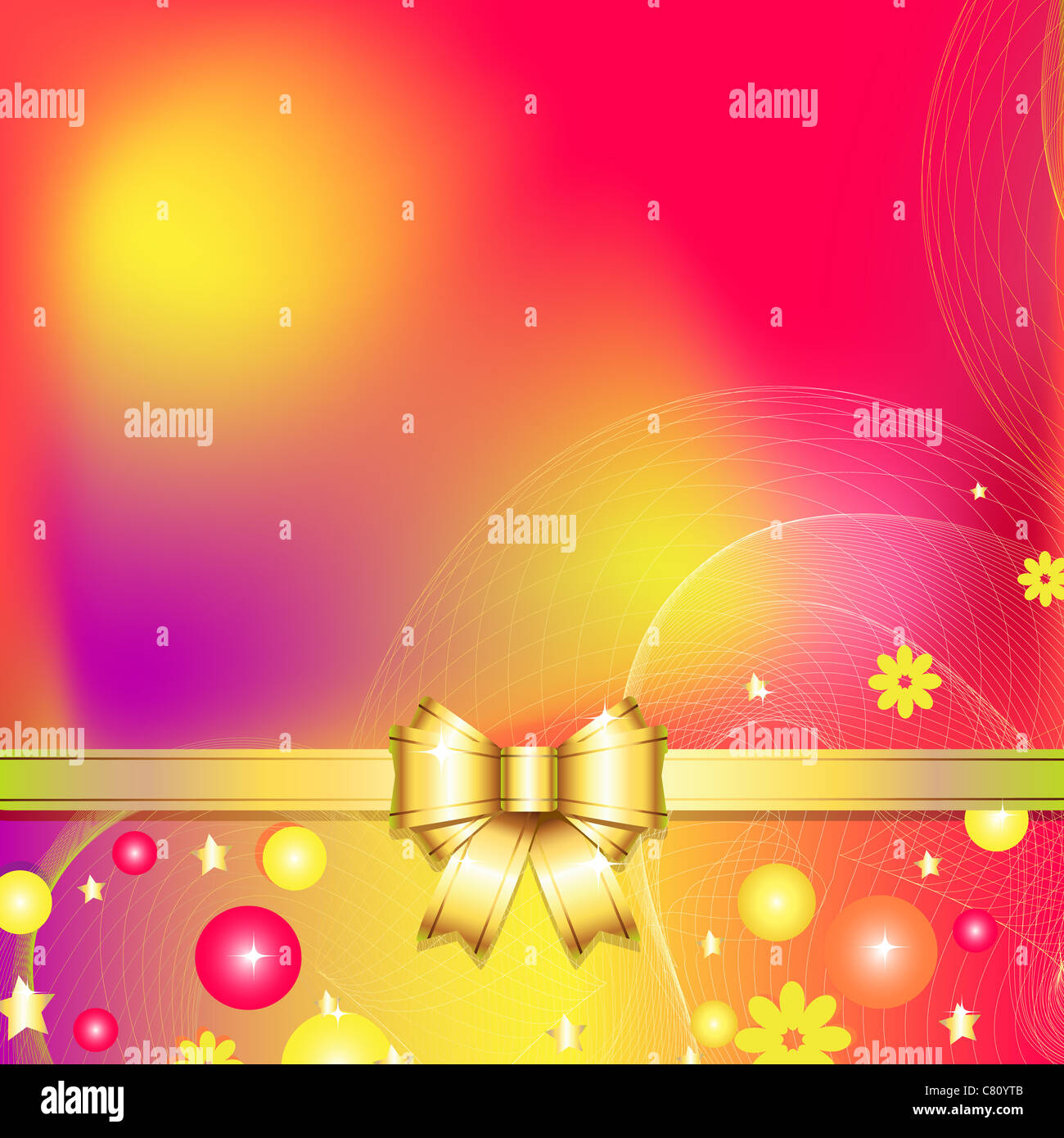 colorful abstract background with bow Stock Photo - Alamy