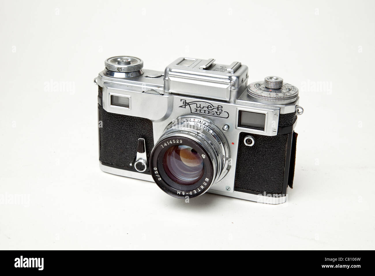 36mm compact Russian Kiev camera Stock Photo - Alamy