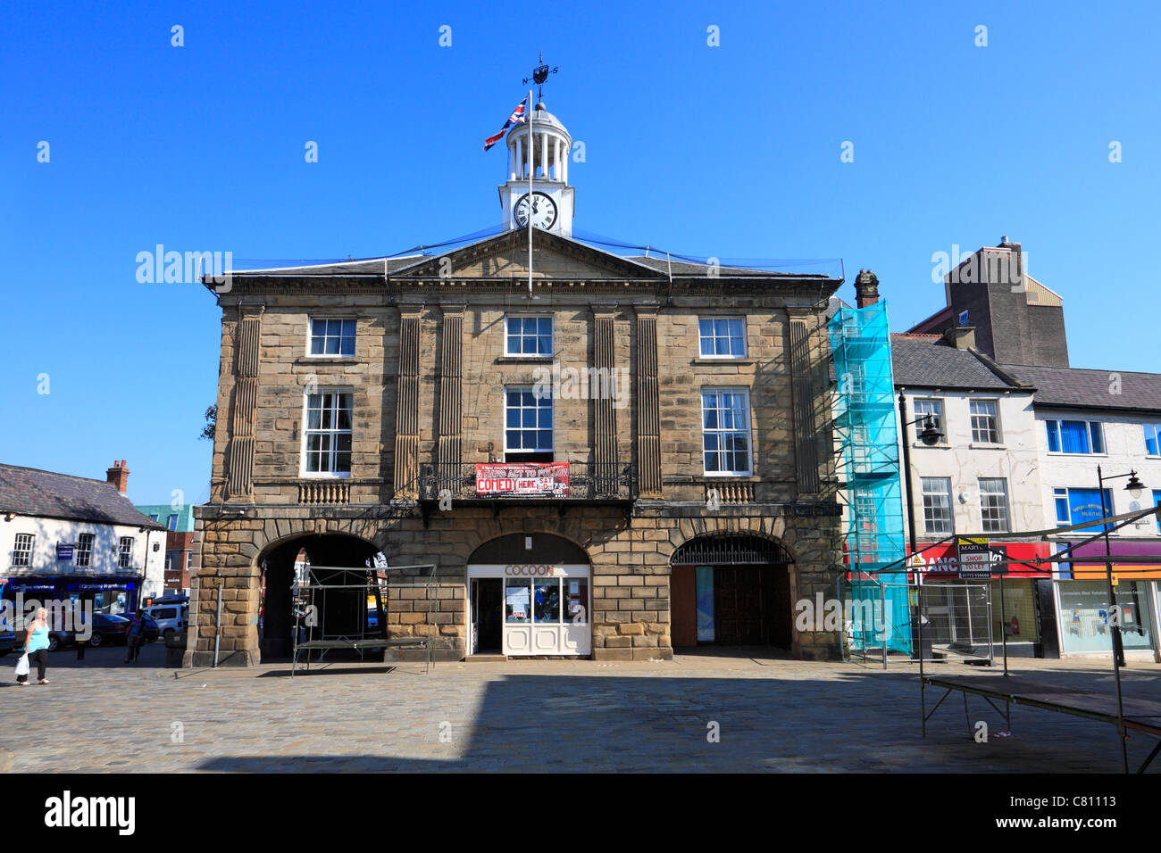 The Town Hall, Pontefract, West Yorkshire, England, UK Stock Photo - Alamy