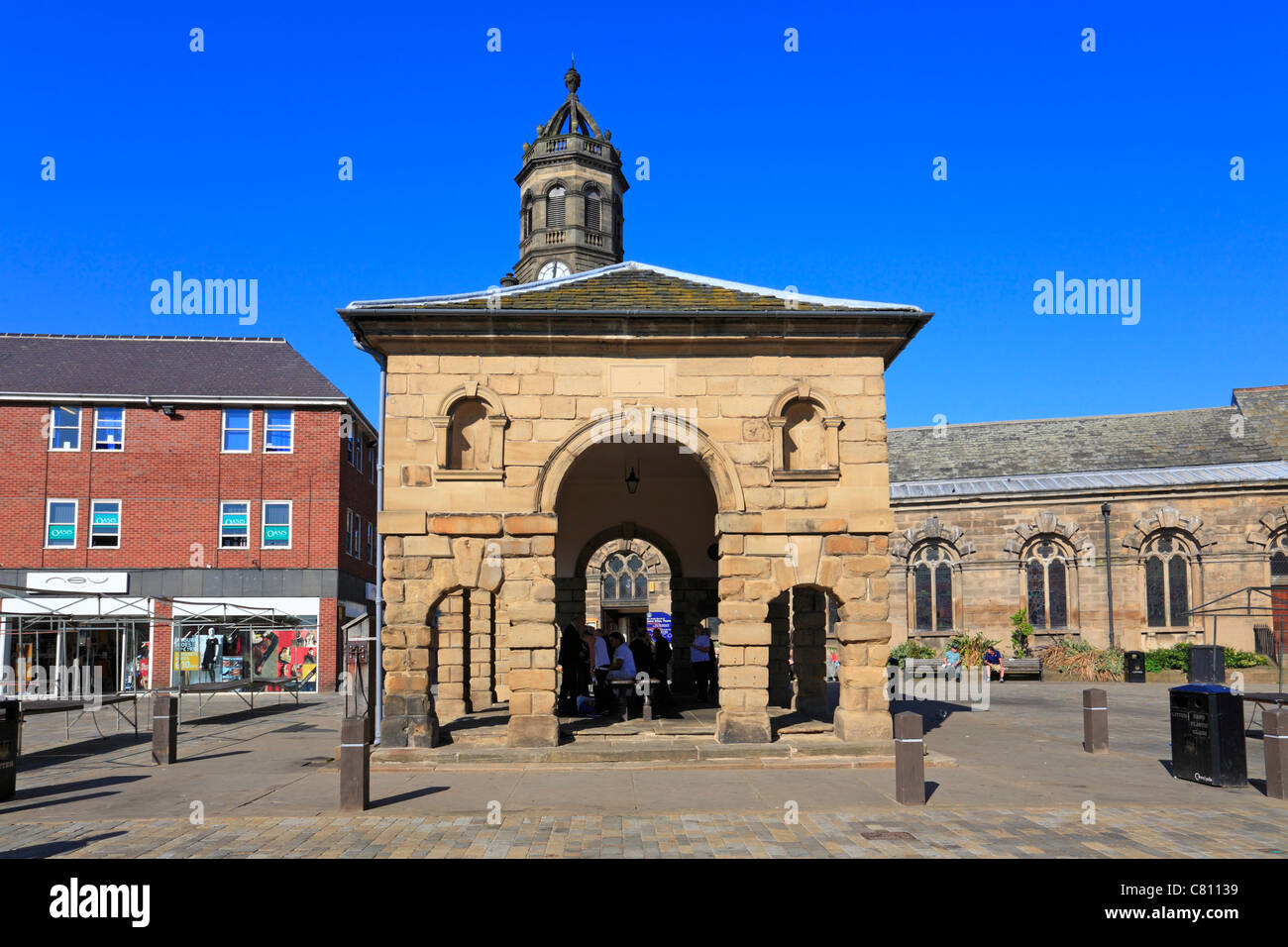 The Buttercross in Market Place, Pontefract, West Yorkshire, England ...