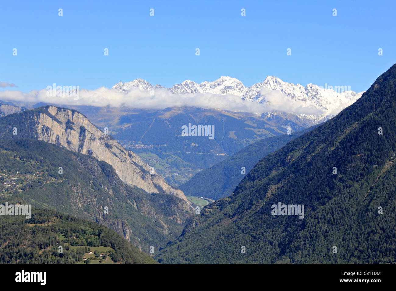 Rhone valley alpine region of western Switzerland Stock Photo - Alamy
