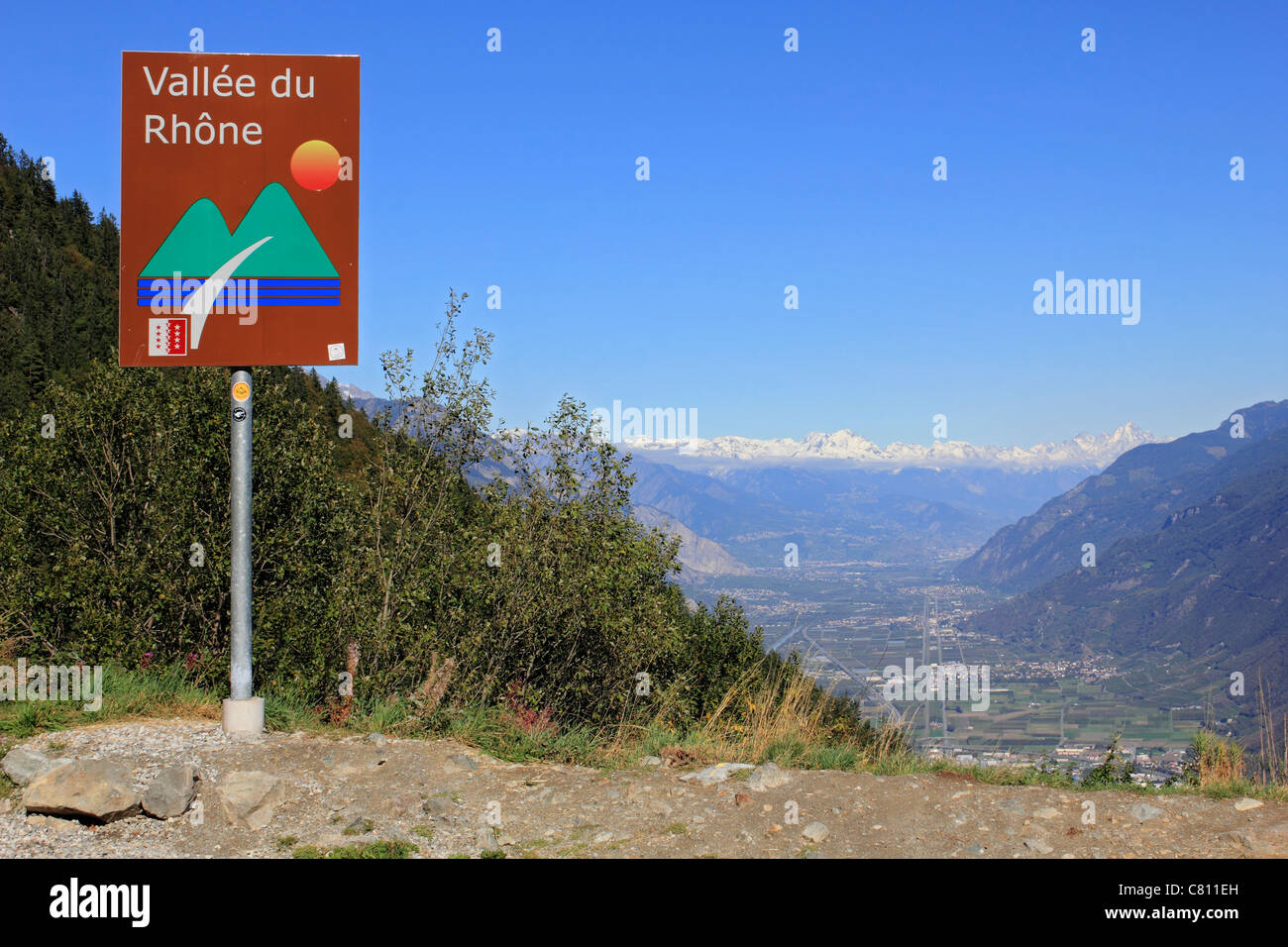 Rhone valley alpine region of western Switzerland Stock Photo - Alamy