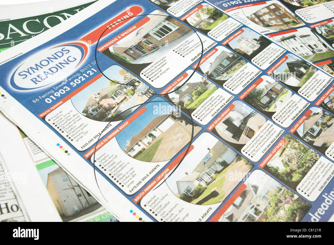 Expensive homes / properties for sale marked off in property pages of ...