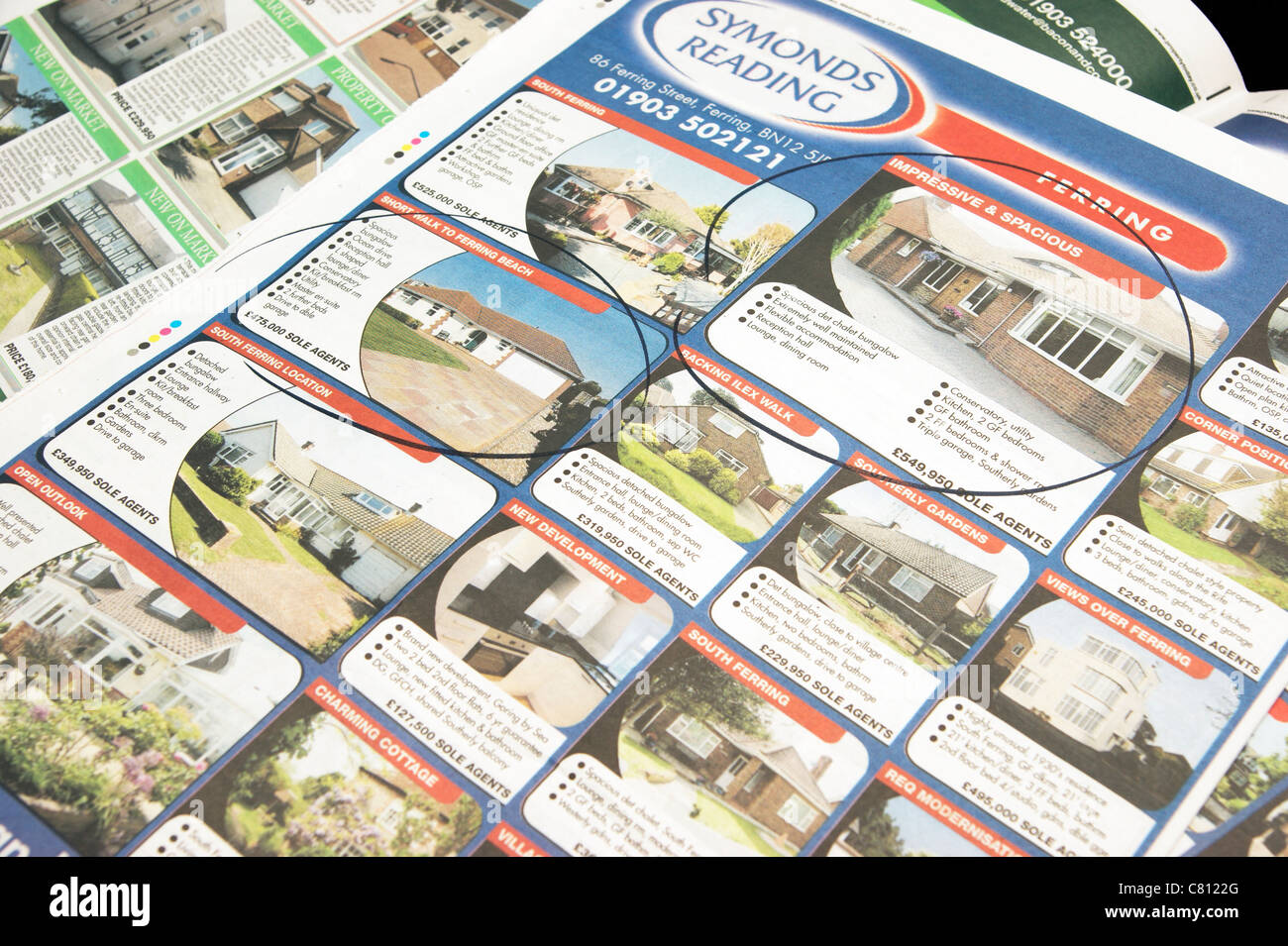 Expensive homes / properties for sale marked off in property pages of ...