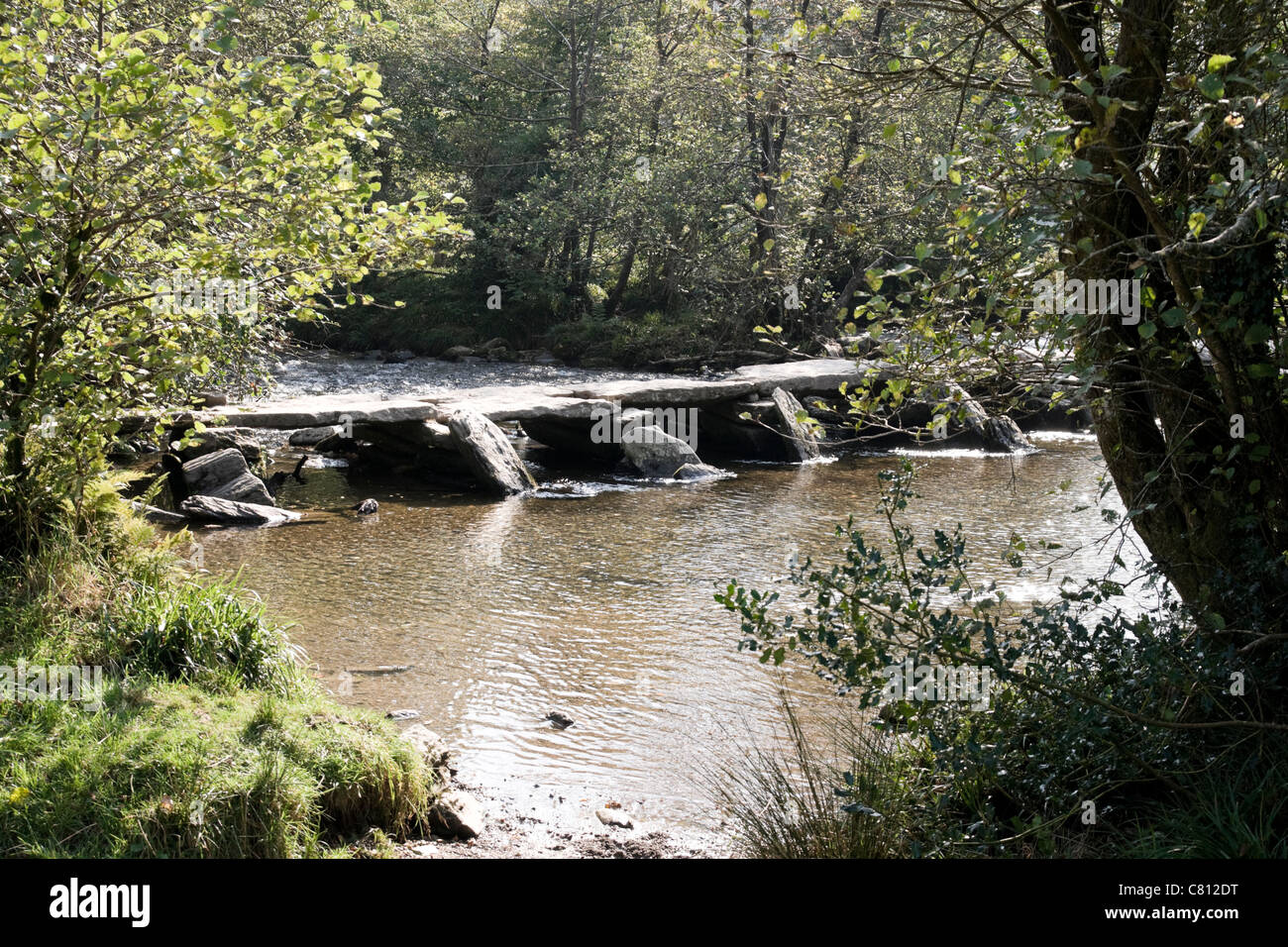 Tarr steps Exmoor Devon England UK Stock Photo - Alamy