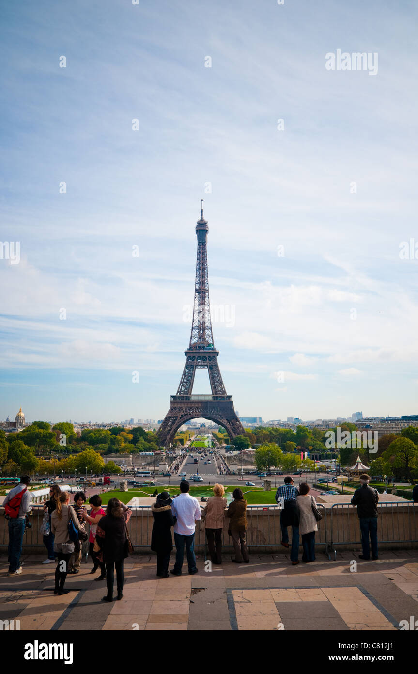 Paris, the beautiful Eiffel Tower Stock Photo - Alamy