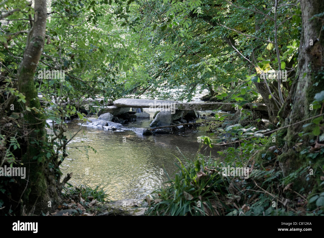 Tarr steps Exmoor Devon England UK Stock Photo - Alamy