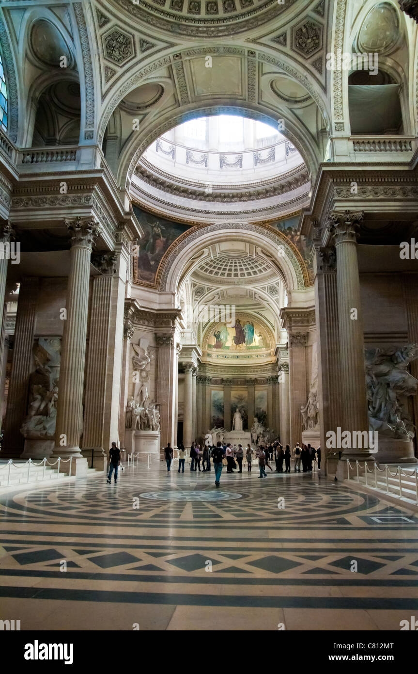 Pantheon paris interior hi-res stock photography and images - Alamy