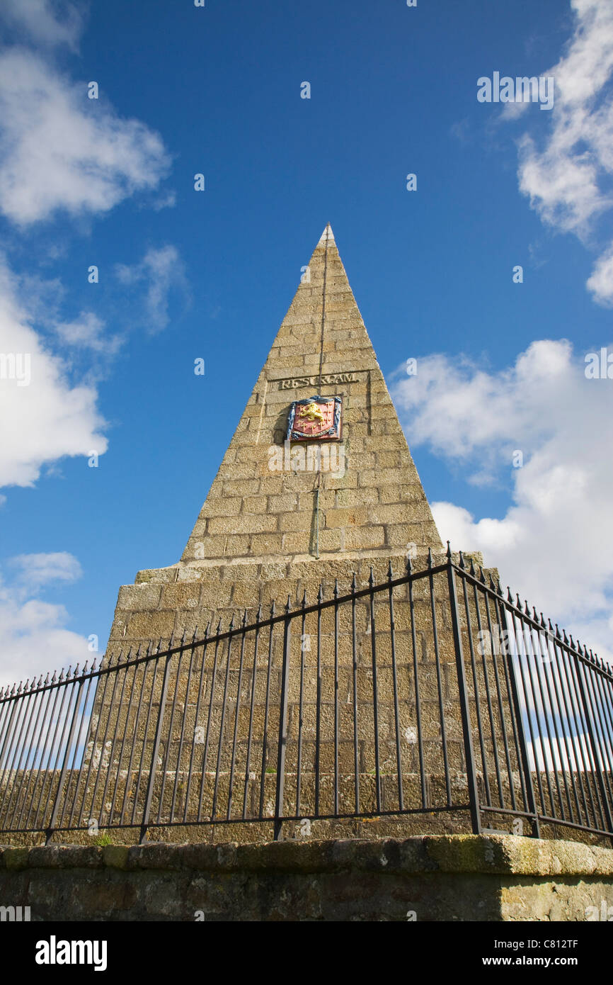 Knill's monument, near Carbis Bay, Cornwall, England Stock Photo - Alamy
