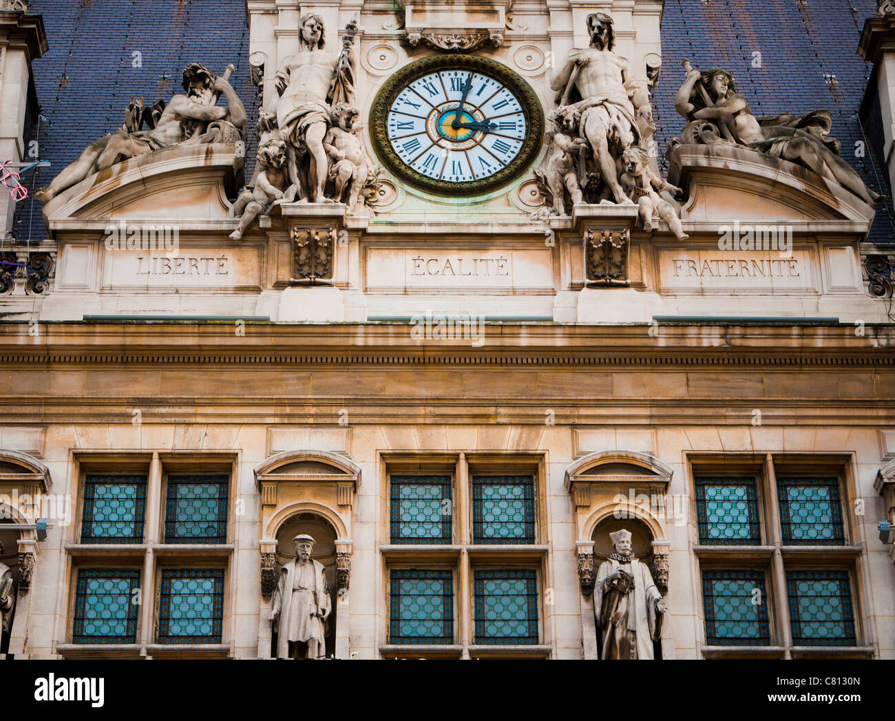 The Hôtel de Ville in Paris, France, is the building housing the City ...