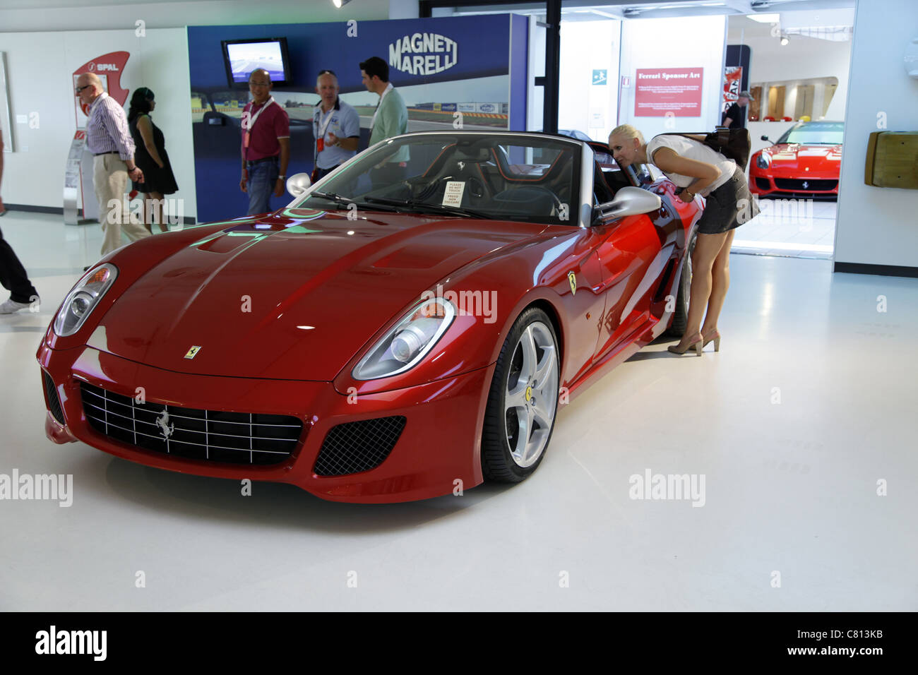 Maroon Ferrari High Resolution Stock Photography and Images - Alamy