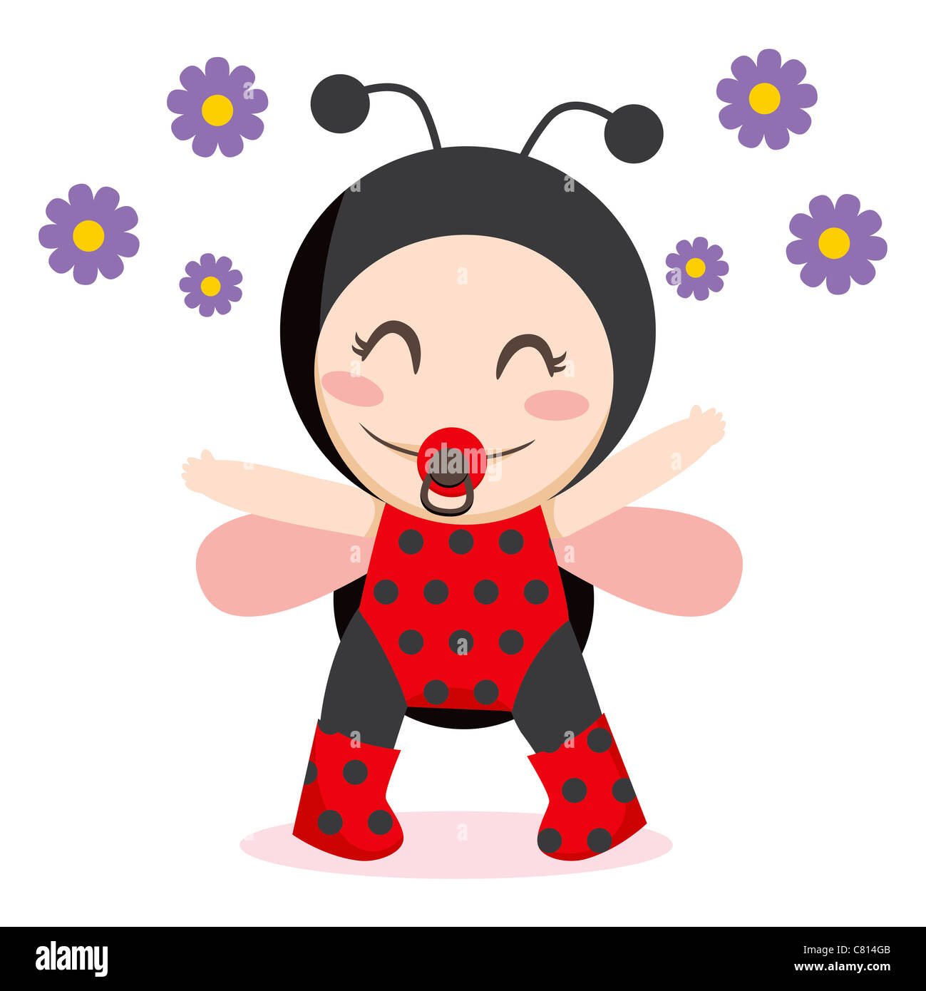Cute Baby Ladybug Clipart