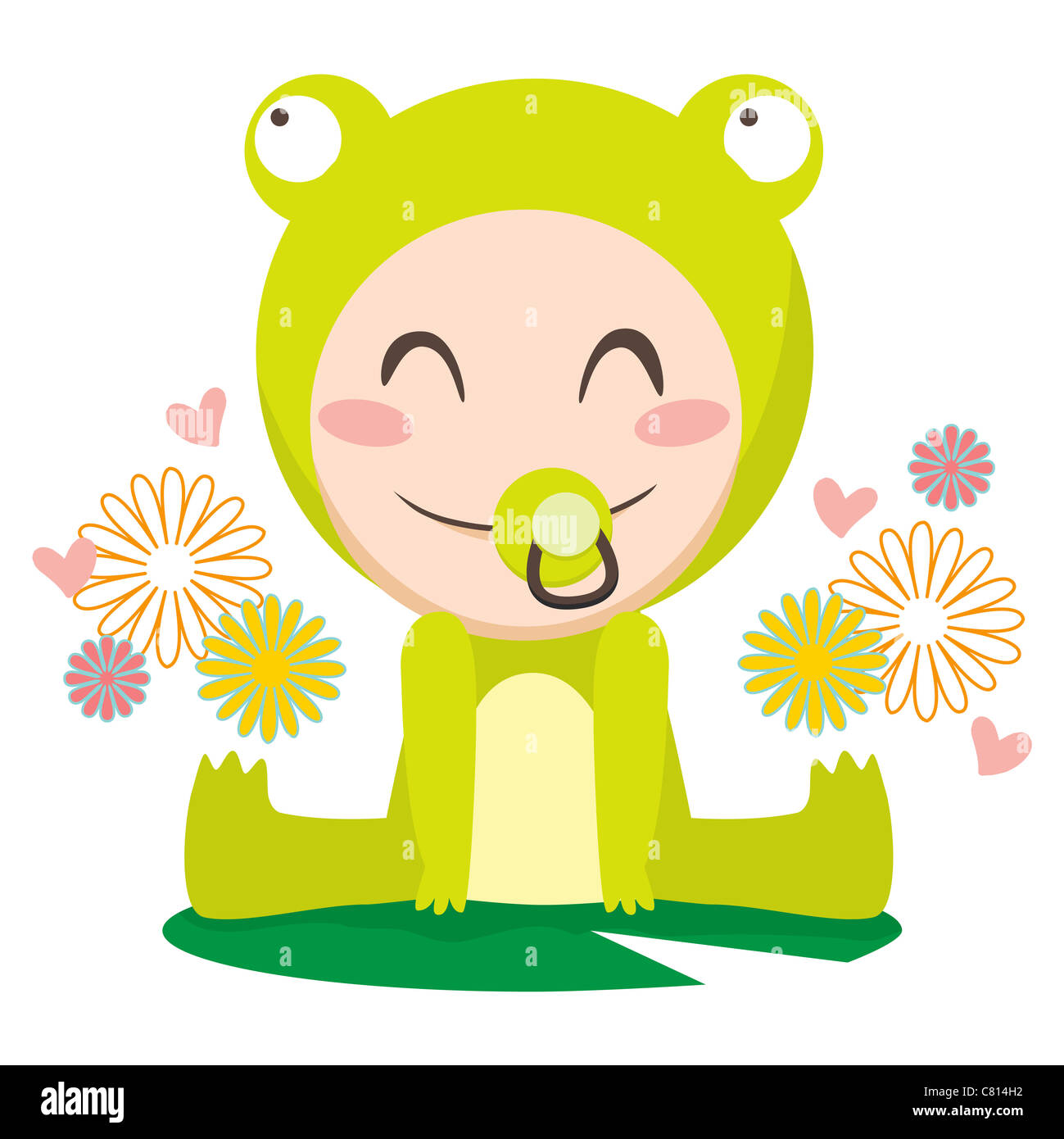 Cute sweet baby boy wearing frog costume Stock Photo - Alamy