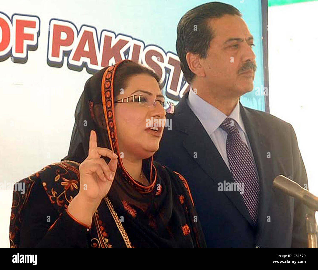 Dr firdous ashiq awan addresses hi-res stock photography and images - Alamy