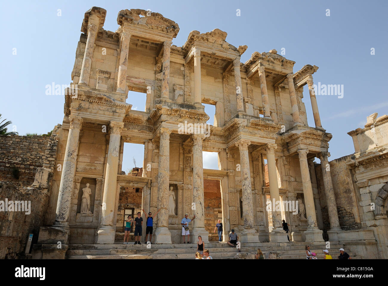 Ruins of Ephesus, excavations, UNESCO World Heritage Site, Library of ...