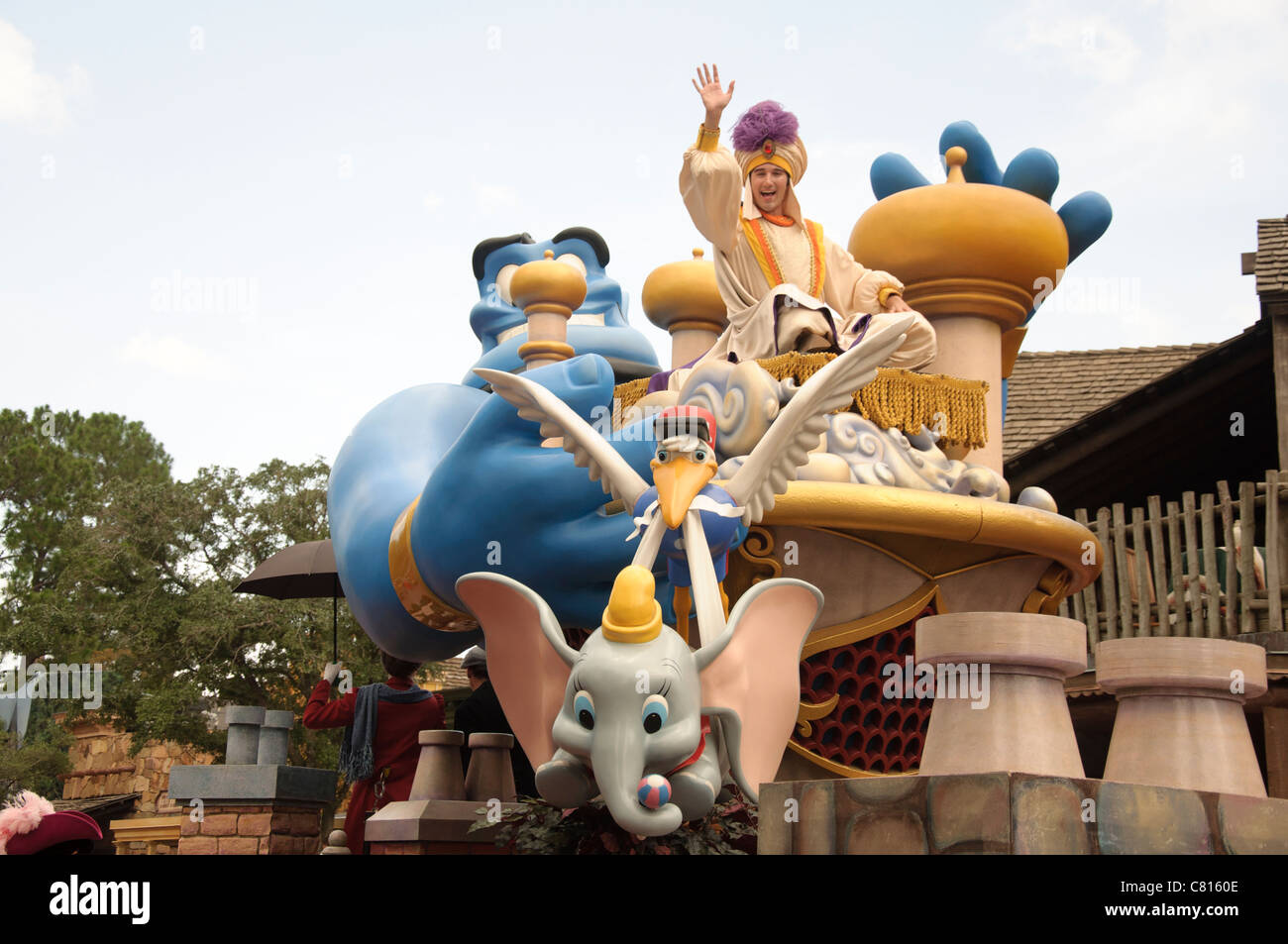 celebrate a dream come true parade magic kingdom Aladdin float Stock ...