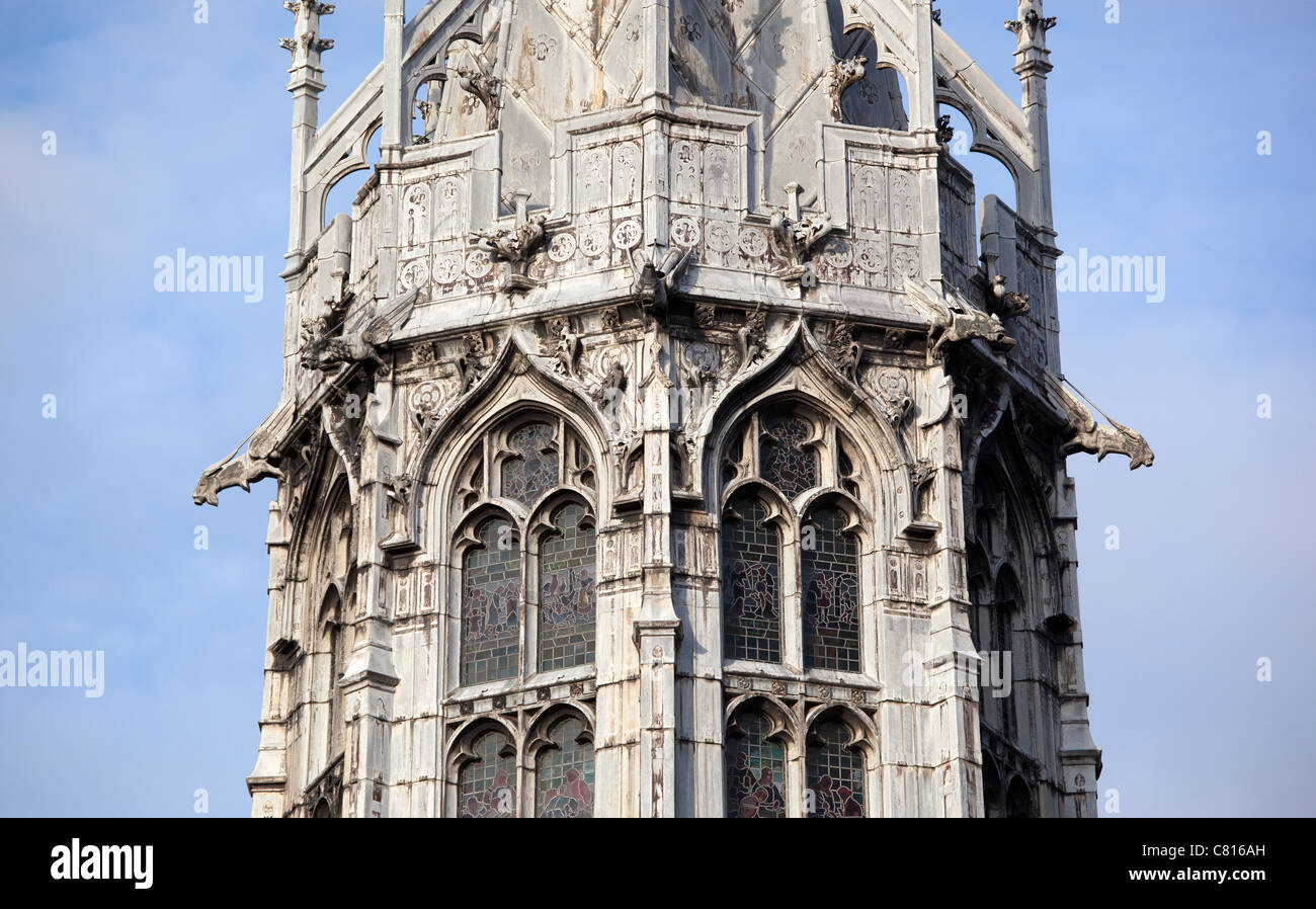 Spire Detail Cardiff Castle Stock Photo - Alamy