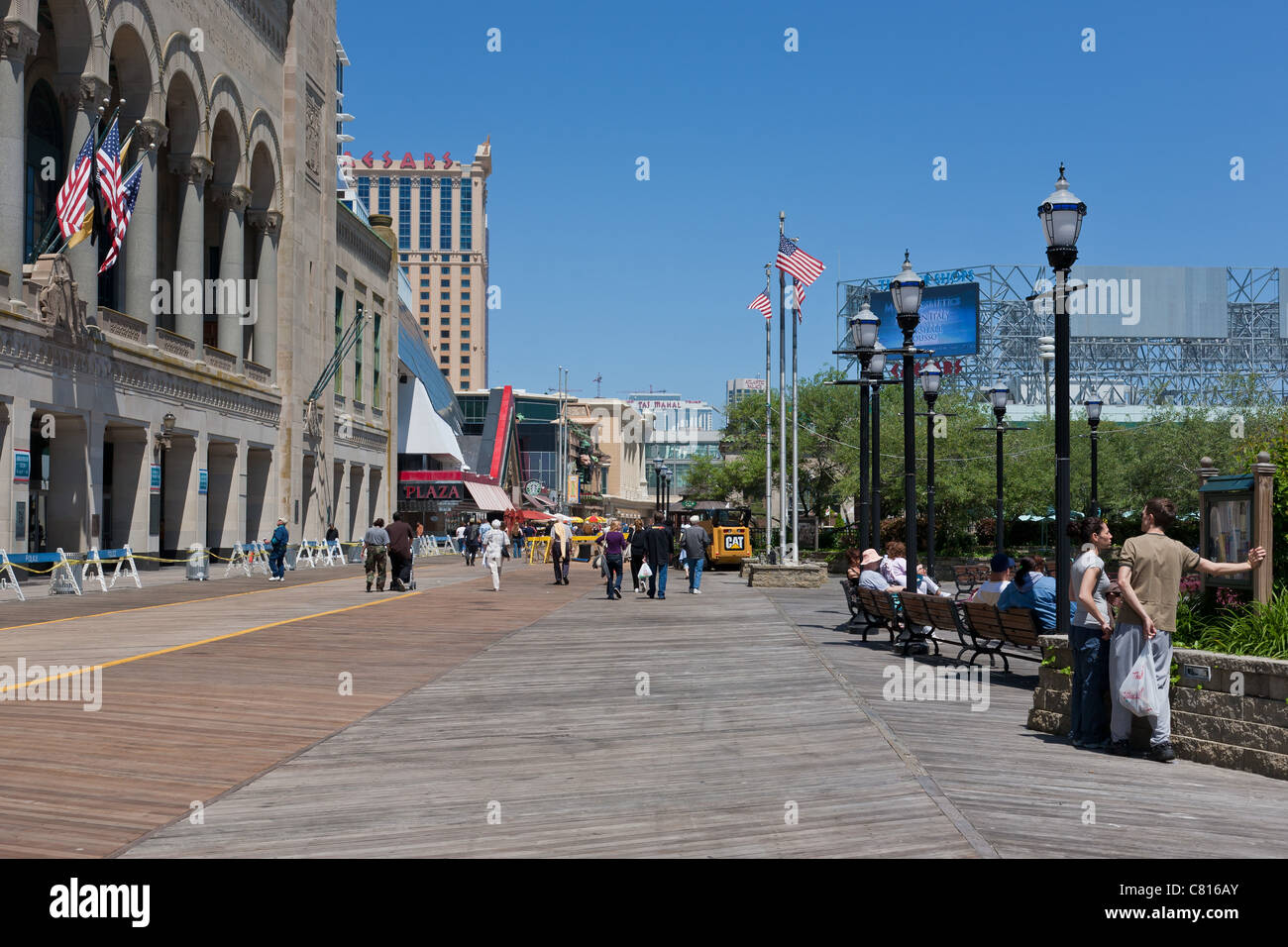 Atlantic City Boardwalk Entertainment High Resolution Stock Photography ...