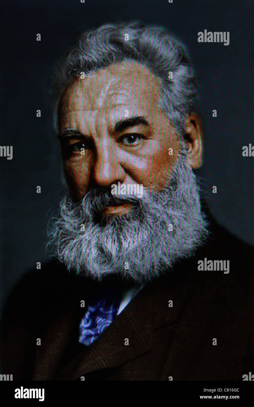 Alexander Graham Bell phone inventor Stock Photo - Alamy