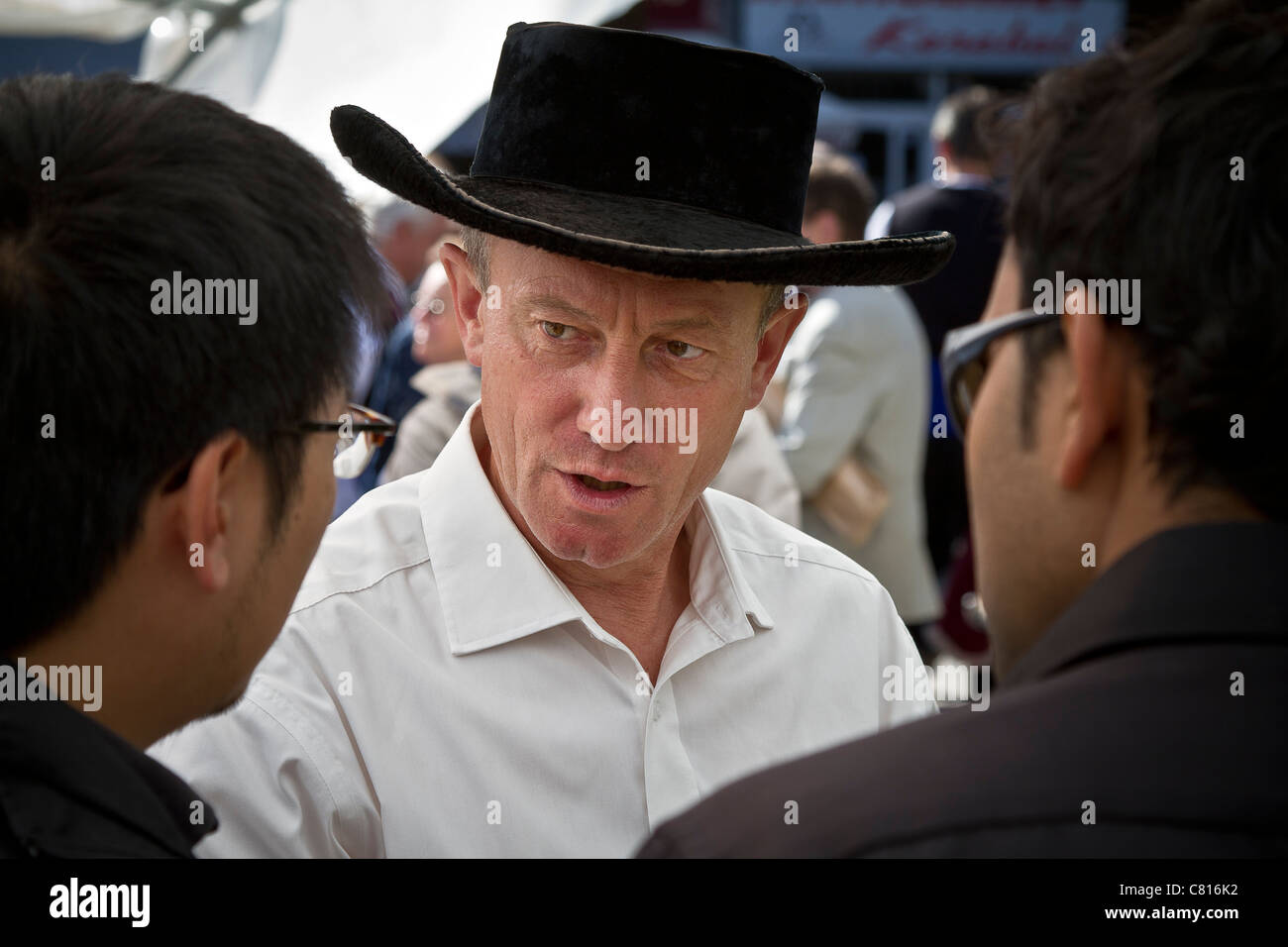Breton man with a traditional hat Plougastel-daoulas Brittany France ...