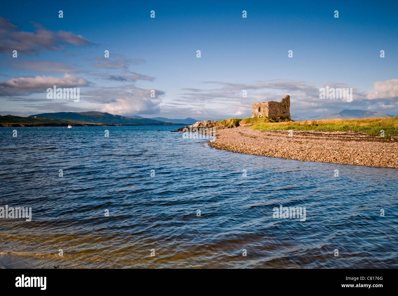 Ballinskelligs Castle near the Ring of Kerry in County Kerry, Ireland ...