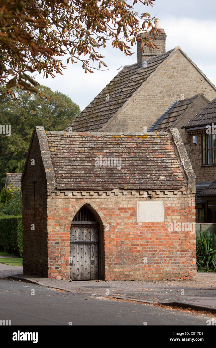 Cage or Village Lock Up Eaton Socon Stock Photo - Alamy