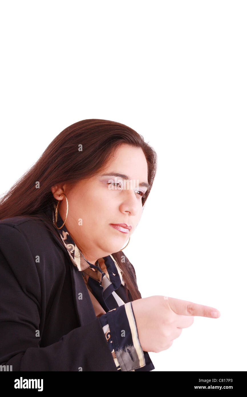 Woman wagging finger hi-res stock photography and images - Alamy