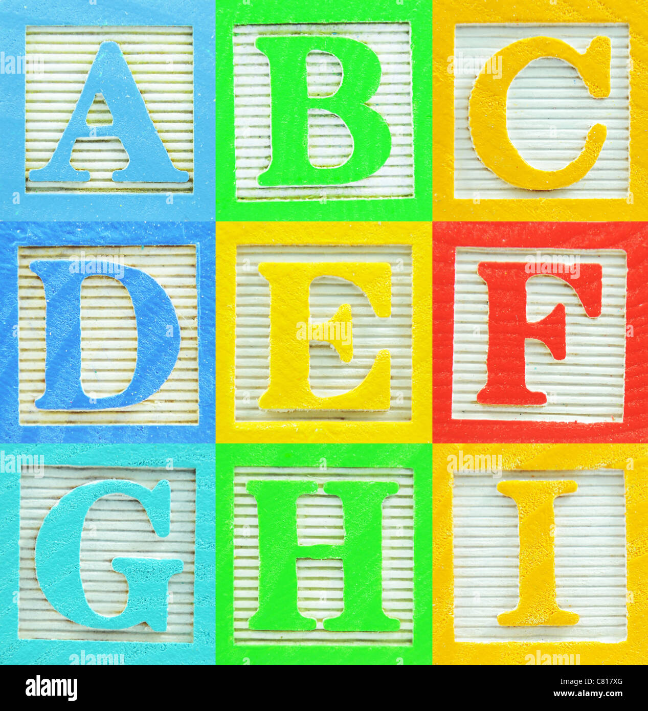 Child playing abc blocks hi-res stock photography and images - Alamy