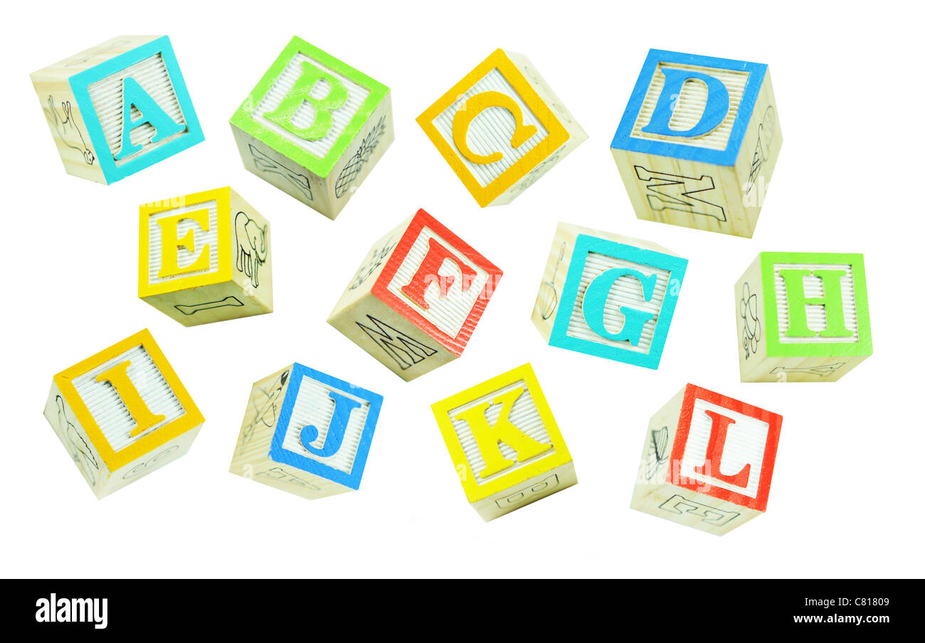 Green alphabets letter Cut Out Stock Images & Pictures - Alamy