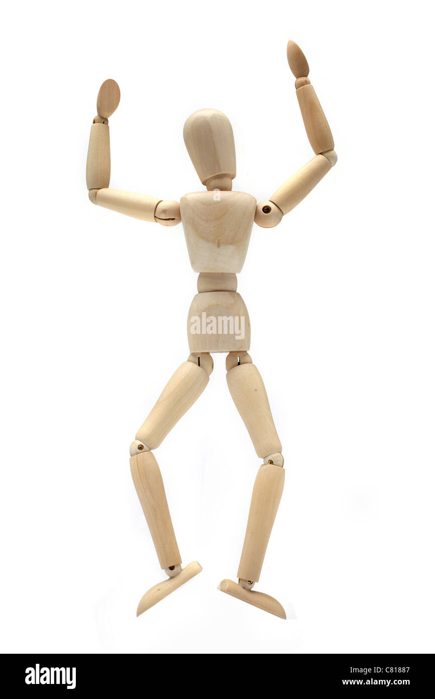 Dancing drawing doll Cut Out Stock Images & Pictures - Alamy