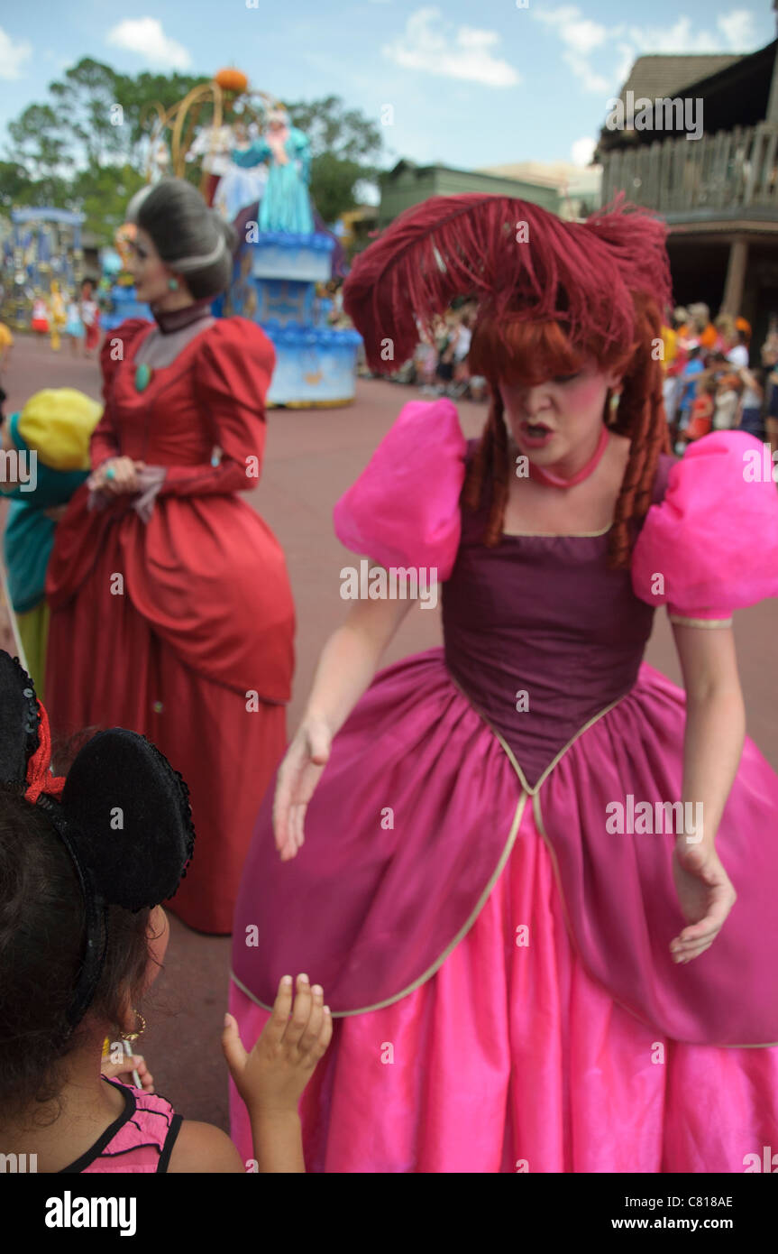 magic kingdom celebrate a dream come true parade the ugly sisters Stock ...