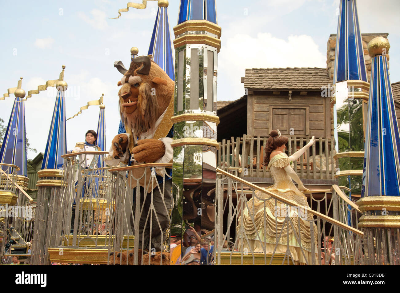 magic kingdom celebrate a dream come true parade beauty and the beast ...