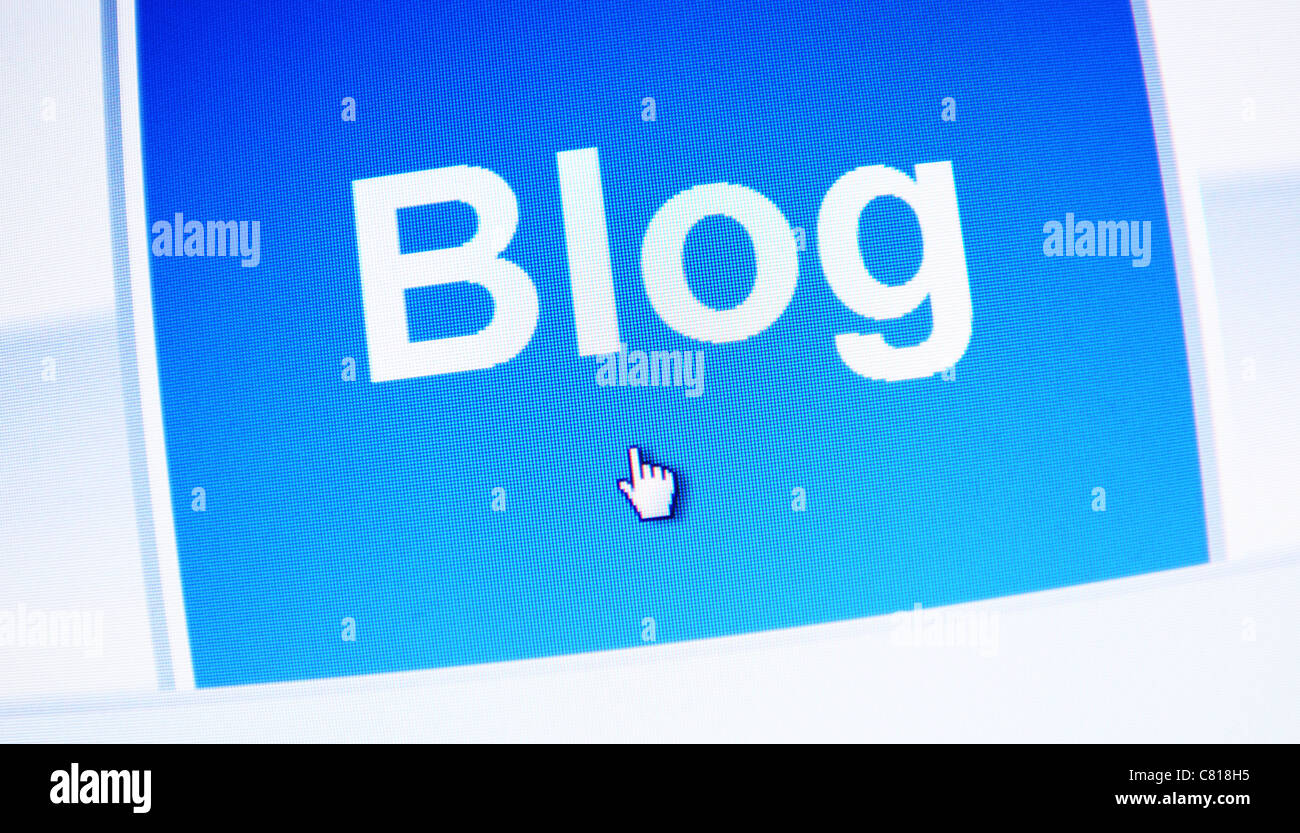 Web blogs hi-res stock photography and images - Alamy
