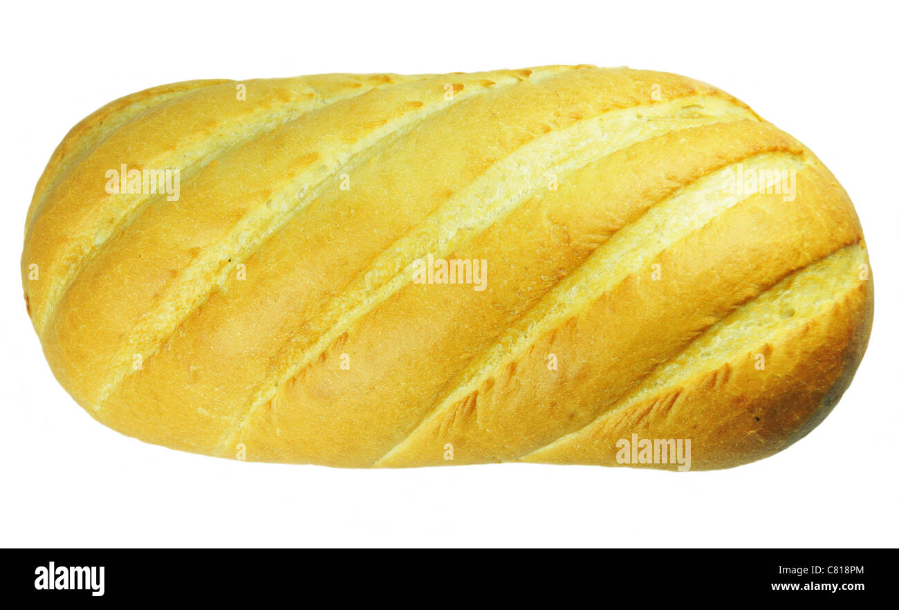 Unsliced loaf fresh white bread hi-res stock photography and images - Alamy
