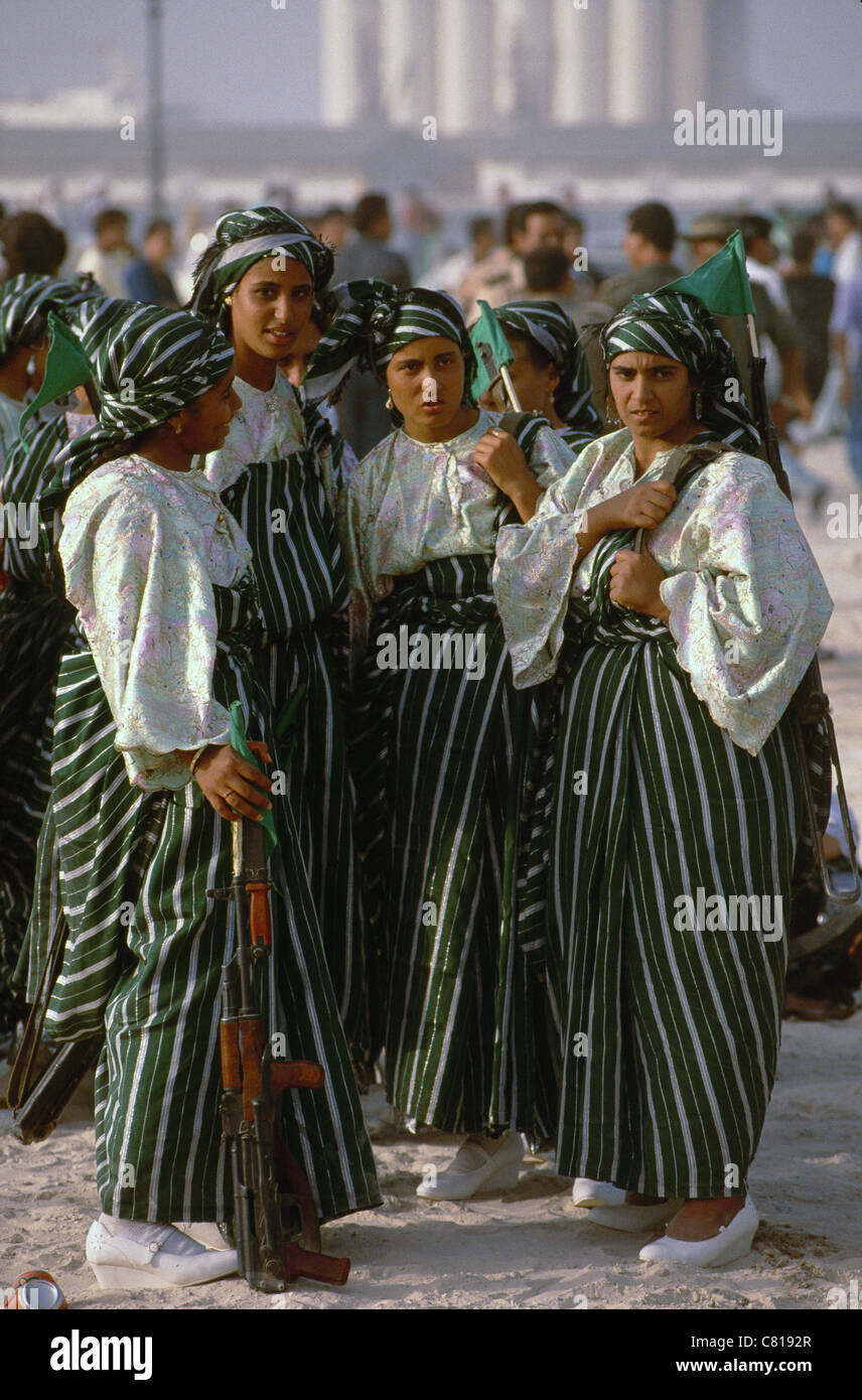 Green Revolutionary Guards during celebrations in Tripoli marking ...