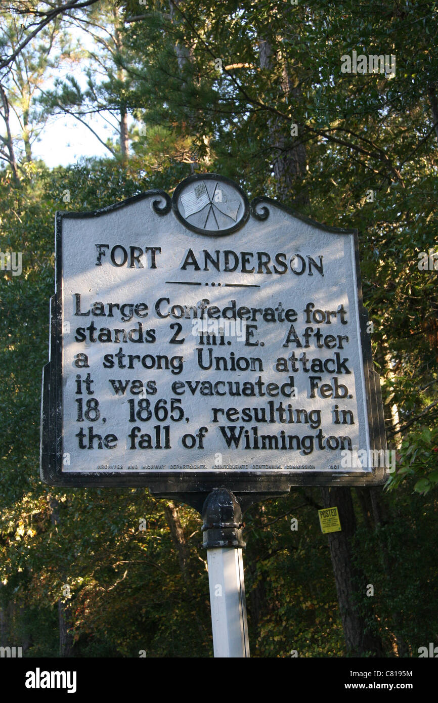 Fort anderson, nc hi-res stock photography and images - Alamy